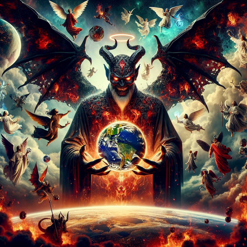 The Number of the Beast - 666 Followers - Thank you Nightcafe - AI ...