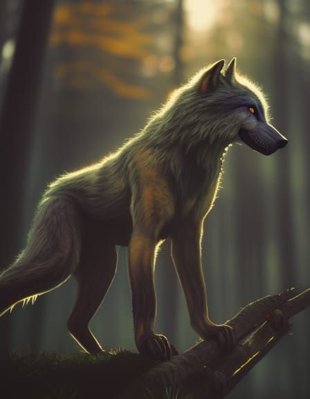 Werewolf - AI Generated Artwork - NightCafe Creator