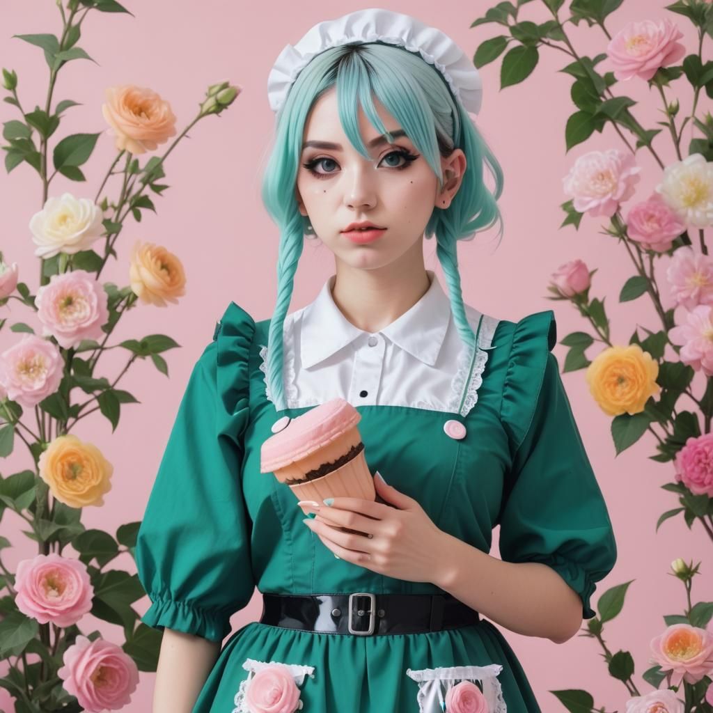 aesthetic Maidcore - AI Generated Artwork - NightCafe Creator