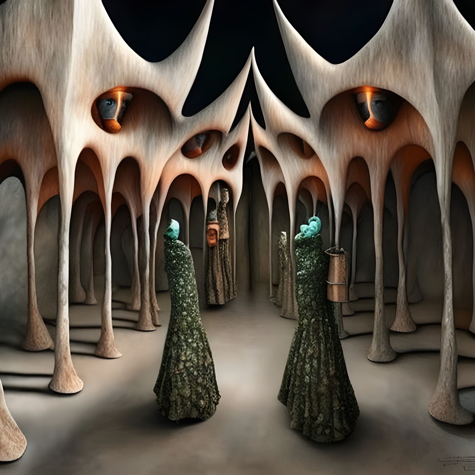 Into the Catacombs - AI Generated Artwork - NightCafe Creator