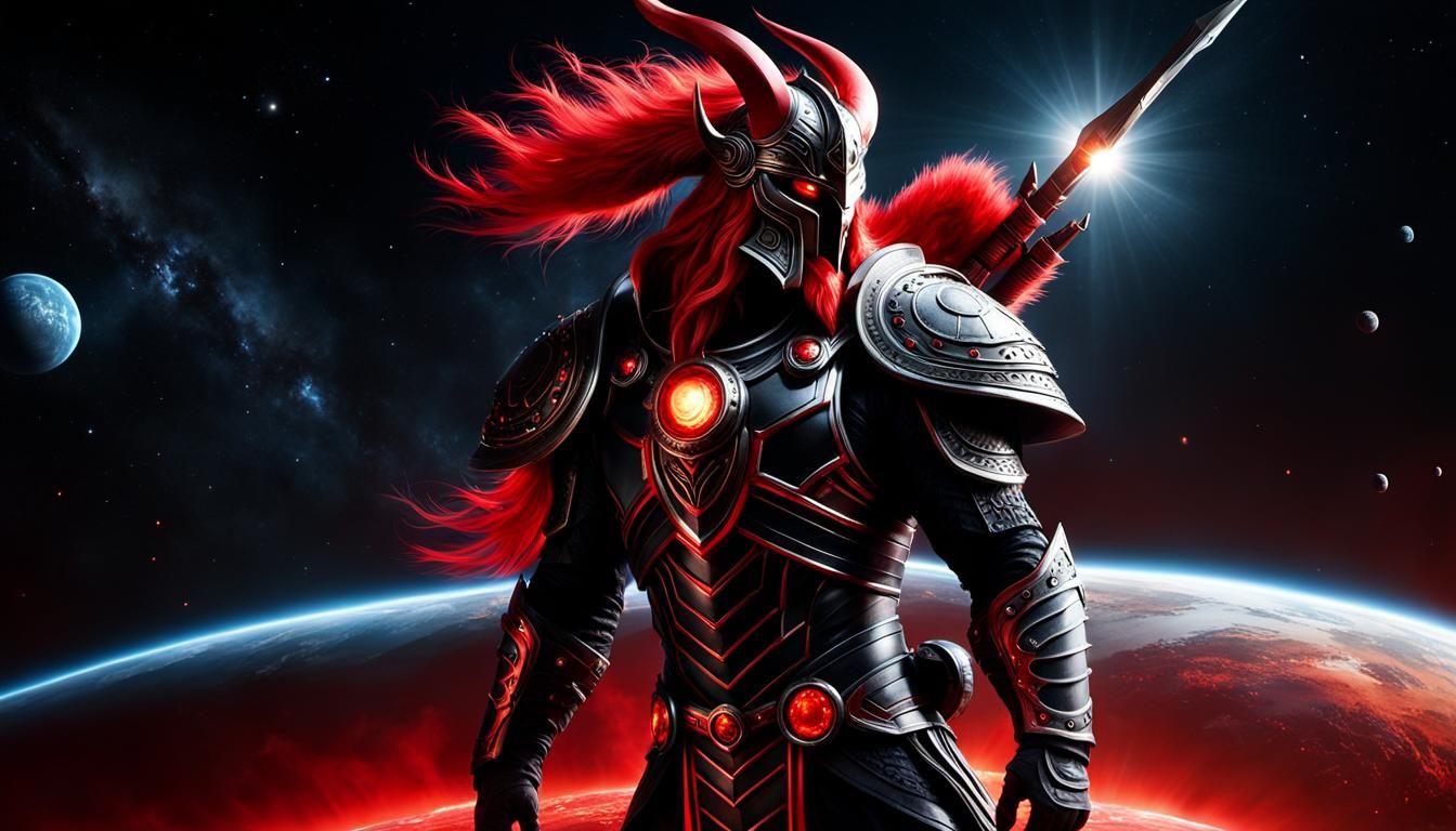 Norse Thermonuclear Concept art: The red and black mythical creature ...