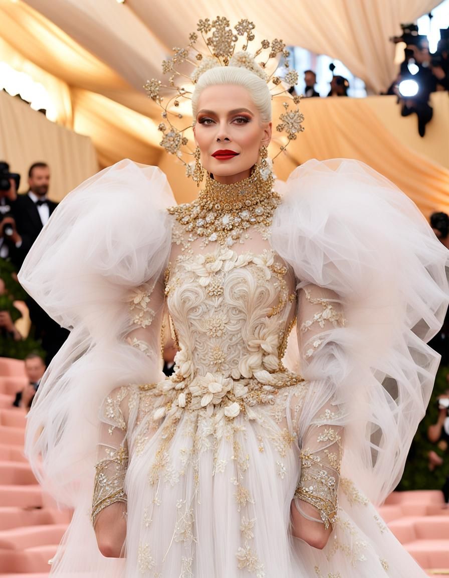 Met gala Queen, maybe?! - AI Generated Artwork - NightCafe Creator