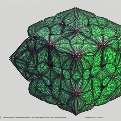 Fibonacci mathematical fractal multi-demensional hyper-cube; sacred ...