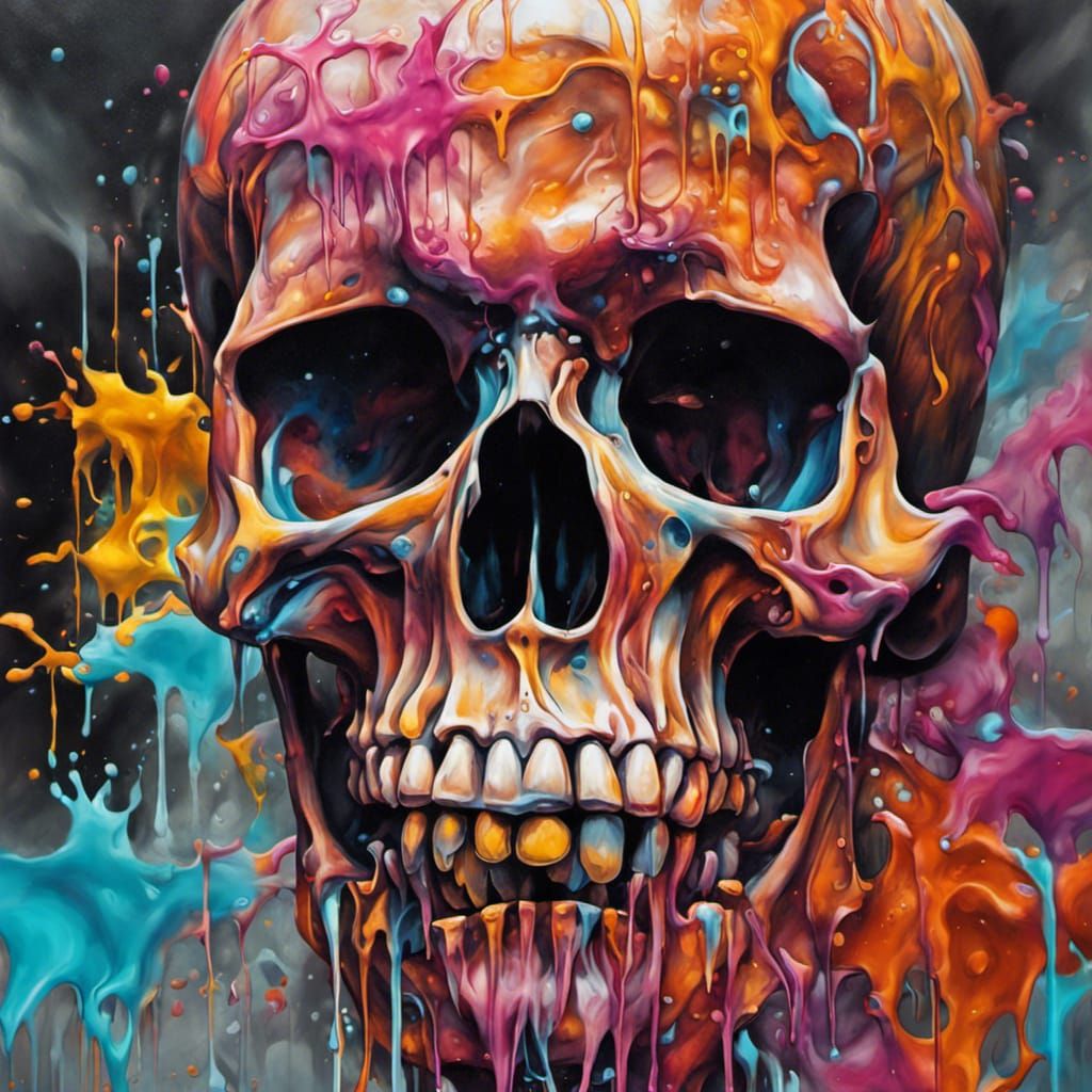 skull - AI Generated Artwork - NightCafe Creator