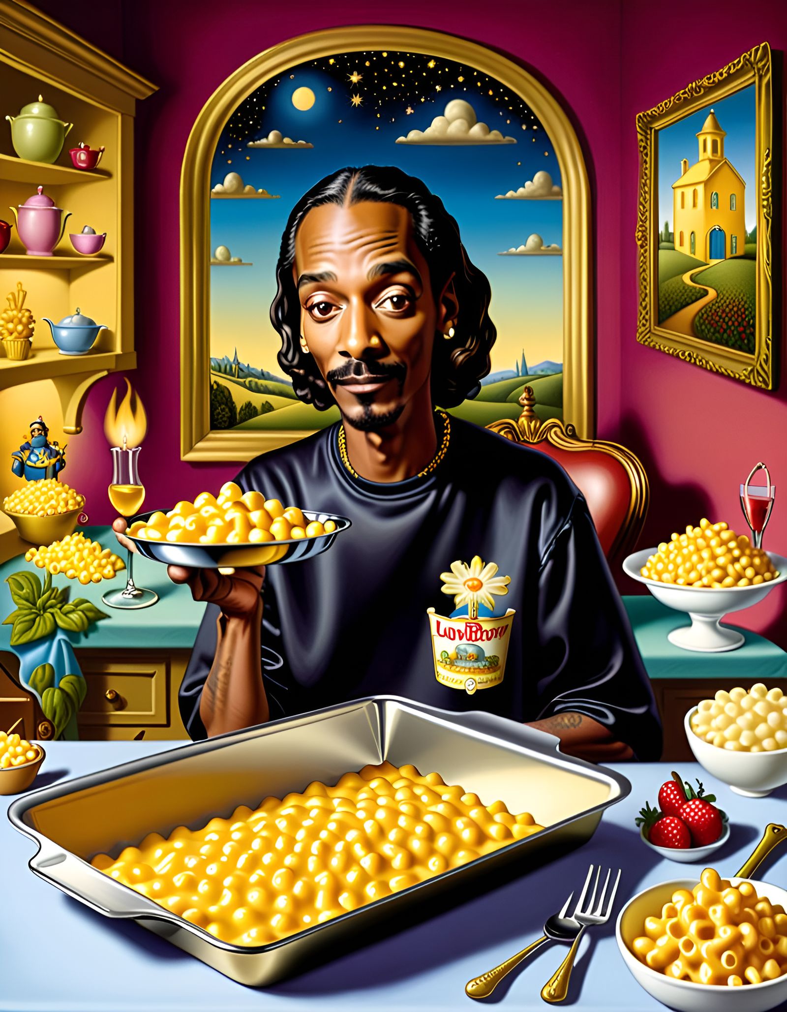 Snoop Dogg's Mack & Cheese - AI Generated Artwork - NightCafe Creator