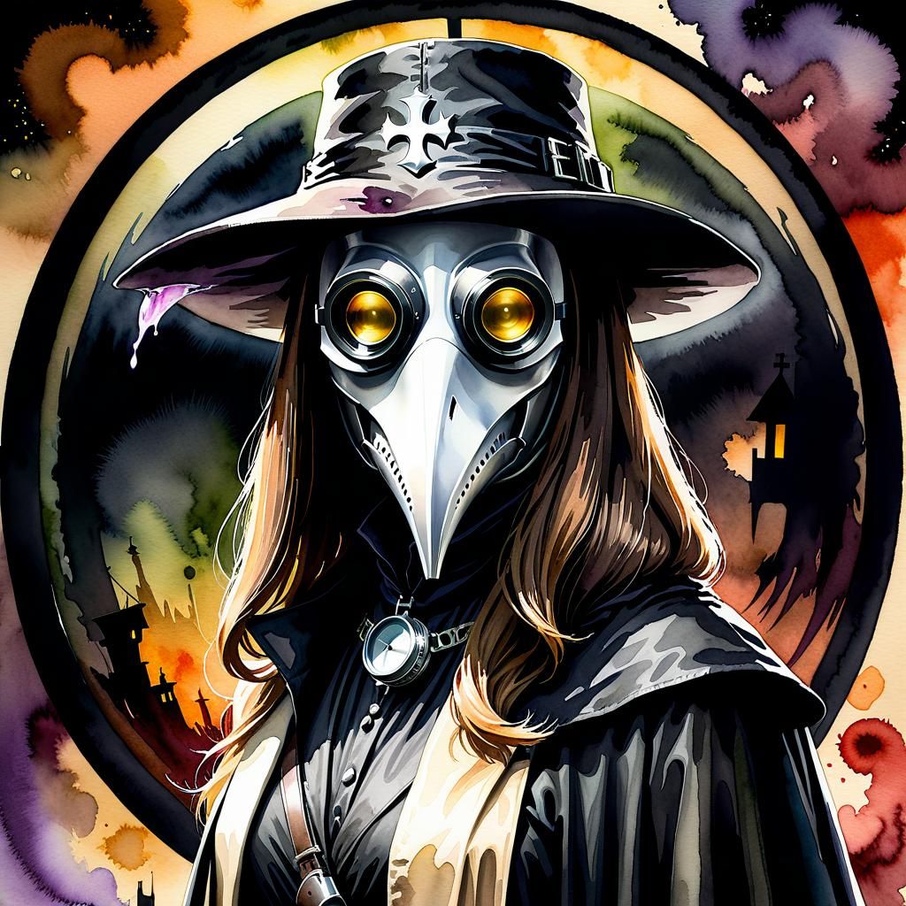 Plague doc - AI Generated Artwork - NightCafe Creator