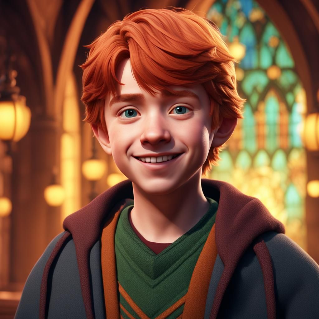 Ron Weasley - CGI - AI Generated Artwork - NightCafe Creator