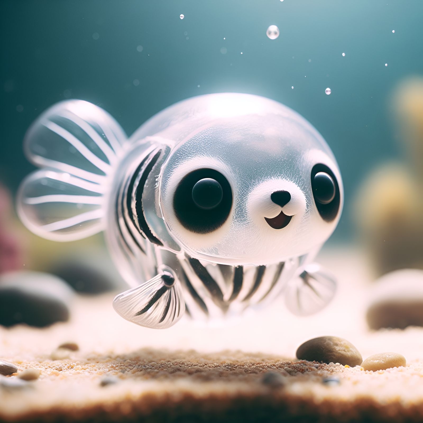 Panda fish 🐼 - AI Generated Artwork - NightCafe Creator