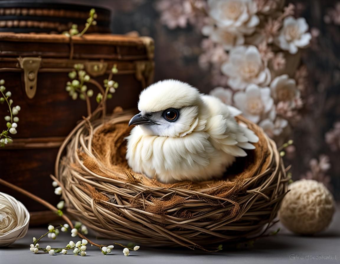 nesting grumpy bubbass bird patchworknesting by plushie artist ...