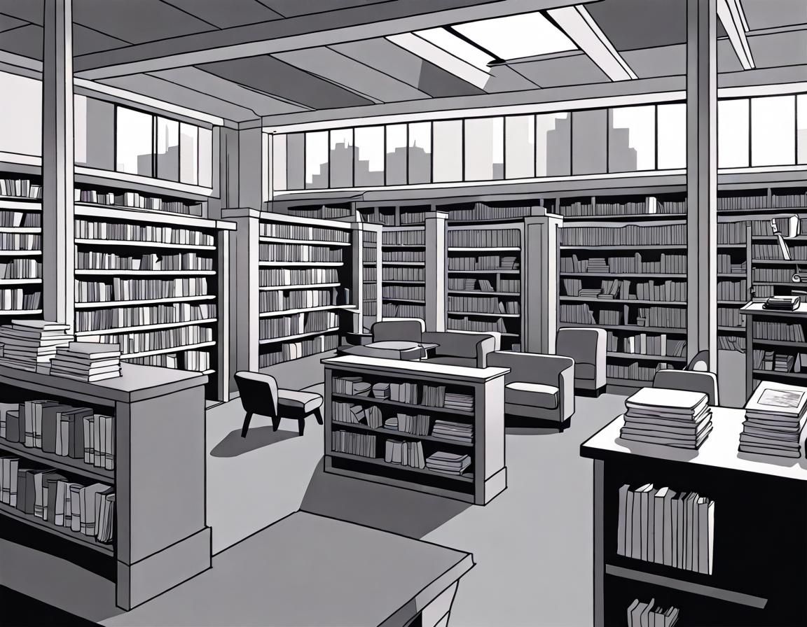 Calm Library - AI Generated Artwork - NightCafe Creator