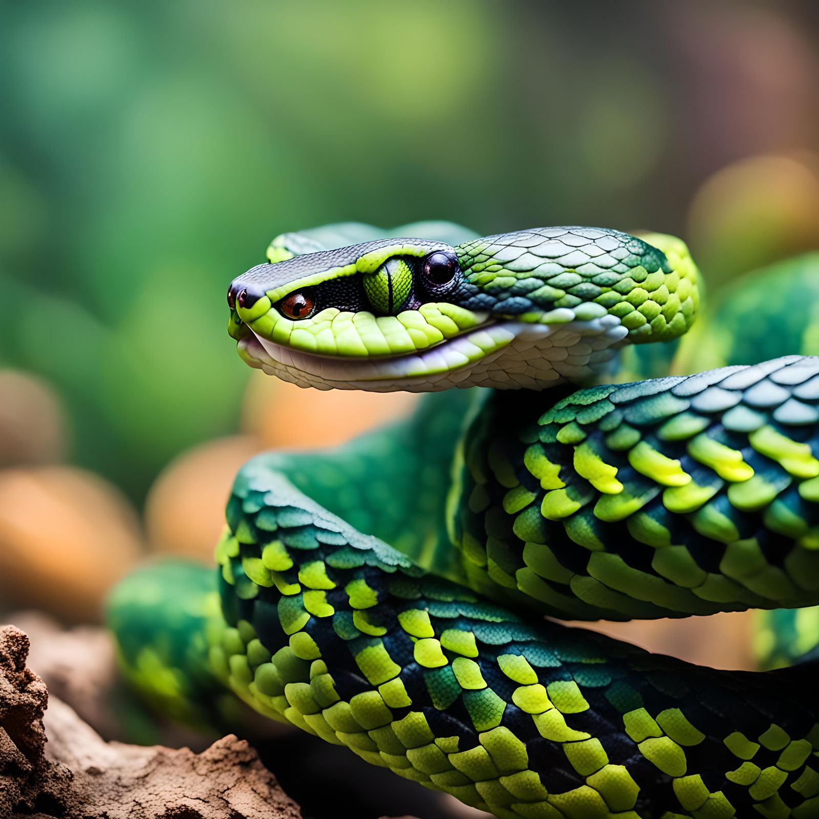 Pit Viper - AI Generated Artwork - NightCafe Creator