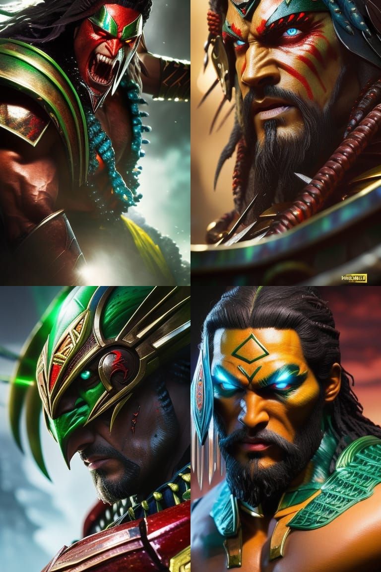 ::Kotal Kahn:: Jason Momoa Spawn Rasta Morbius ::Beast Gohan:: Jecht ...