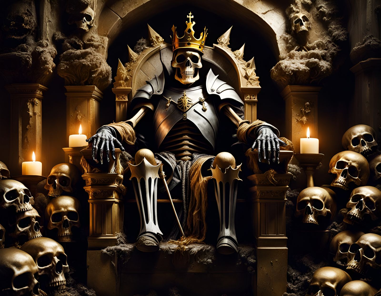 King of the Catacombs - AI Generated Artwork - NightCafe Creator