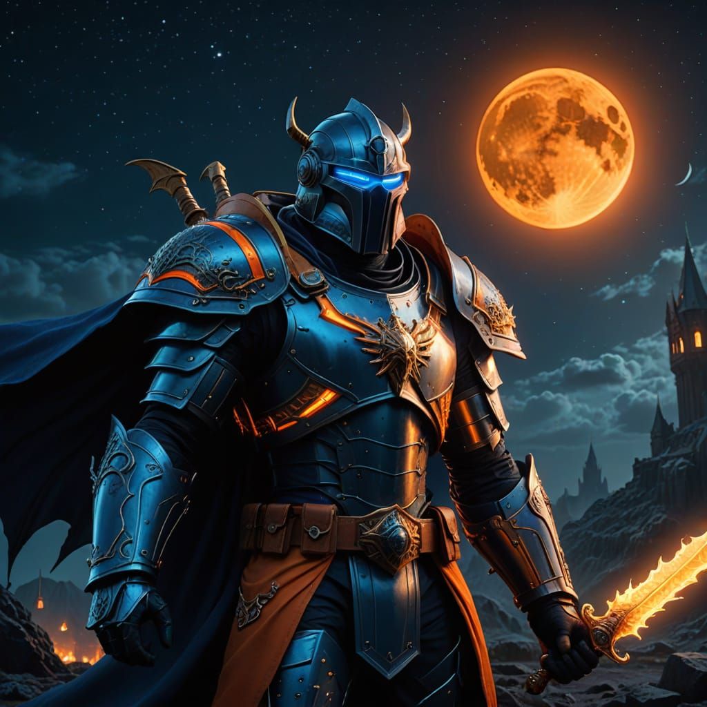 Night in Armor - Dark Fantasy Realism: Epic SpongeBob and Dr...