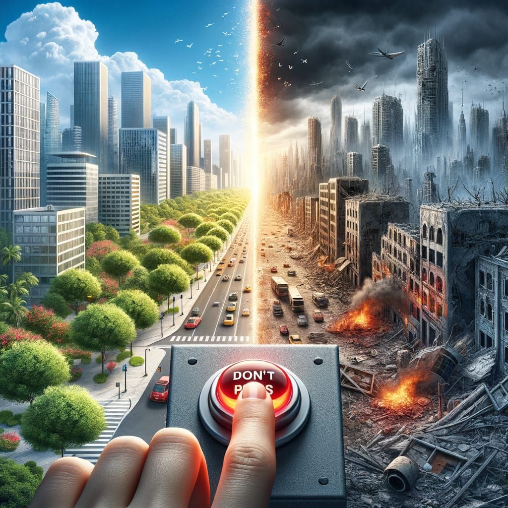 Don't press the red button - Don't press the red button