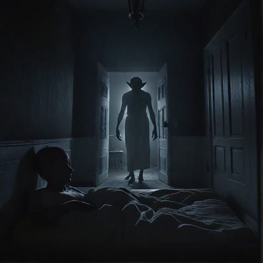 Absolutely Creepy silhouette dark schizophrenic hallucination shadow of ...