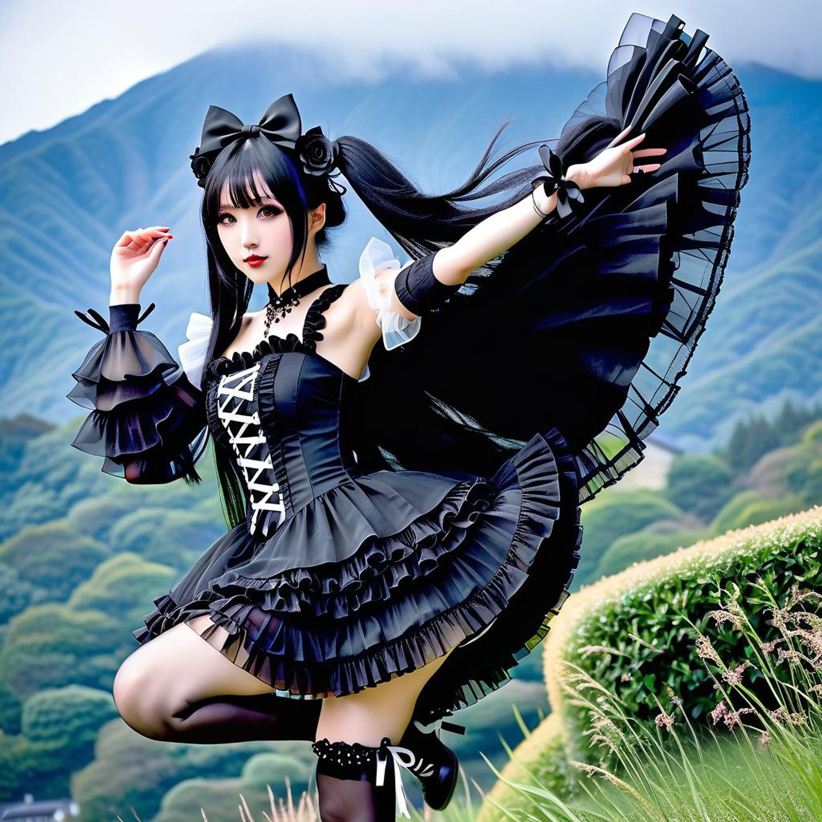 The Kuro-Rori Ranger - AI Generated Artwork - NightCafe Creator