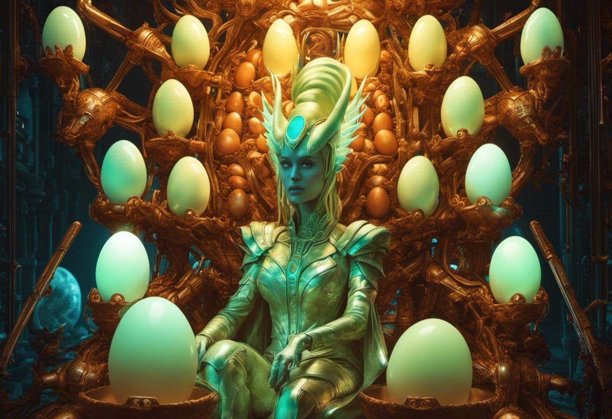 Hive mind aliens - AI Generated Artwork - NightCafe Creator