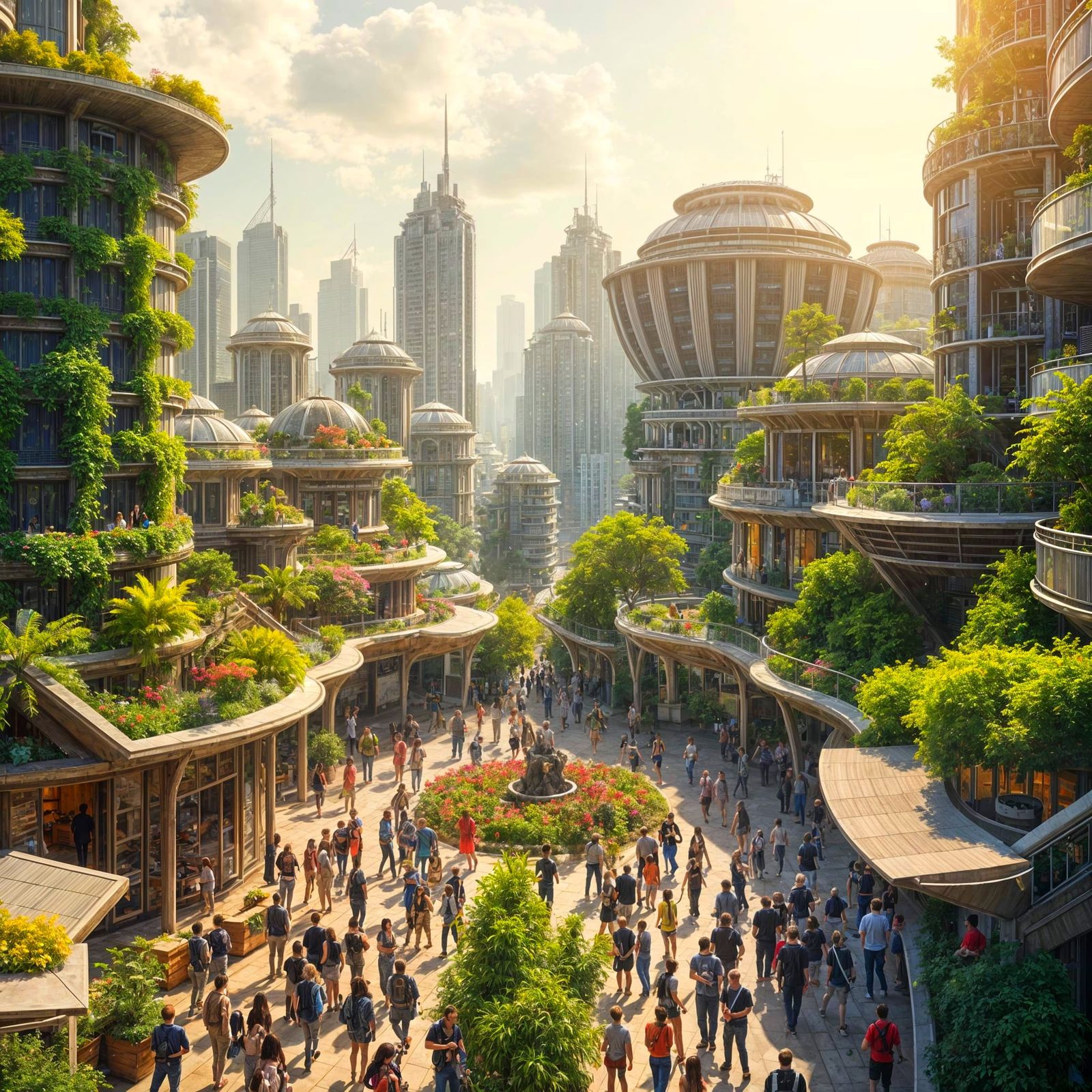 Solarpunk City - Solarpunk City