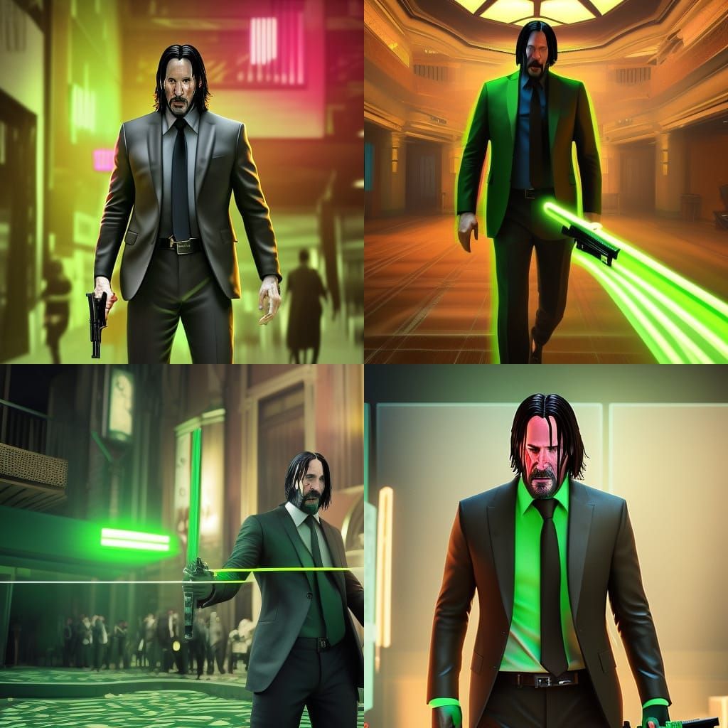 john wick - AI Generated Artwork - NightCafe Creator