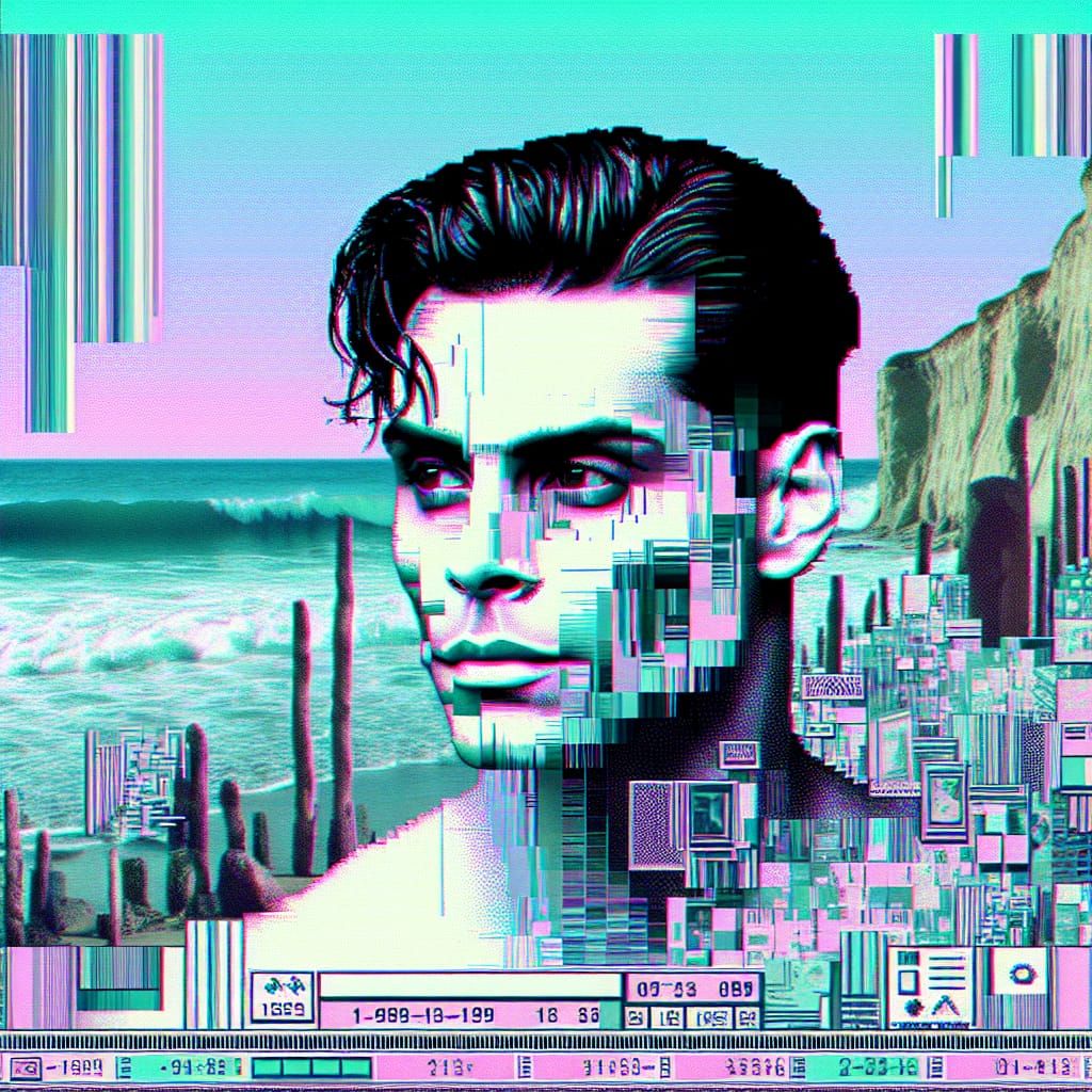 Glitched Out - AI Generated Artwork - NightCafe Creator