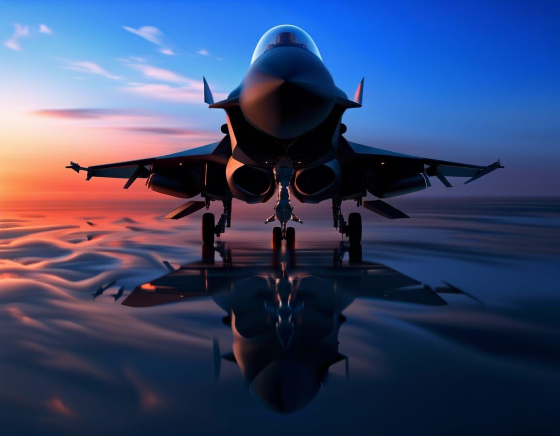 Fighter jet - AI Generated Artwork - NightCafe Creator