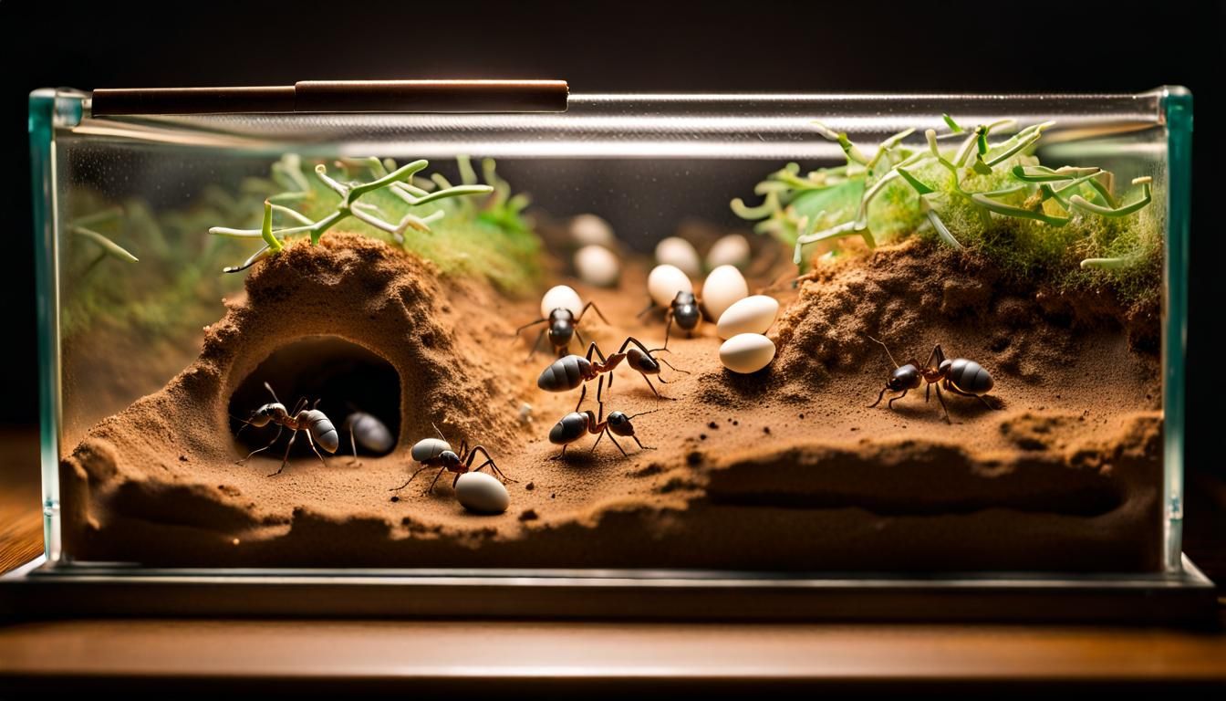 Fancy Ant Farm 1. - AI Generated Artwork - NightCafe Creator