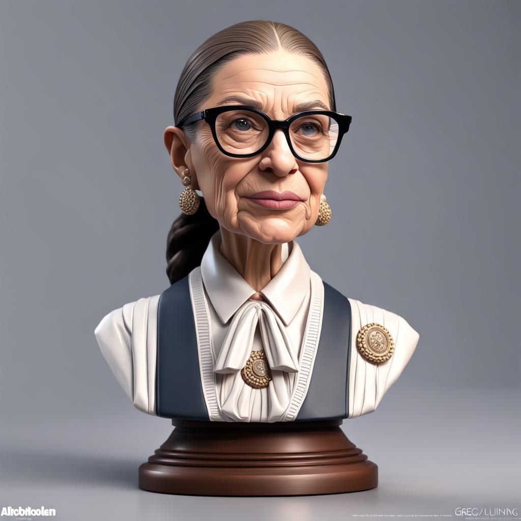 RBG Bust - AI Generated Artwork - NightCafe Creator