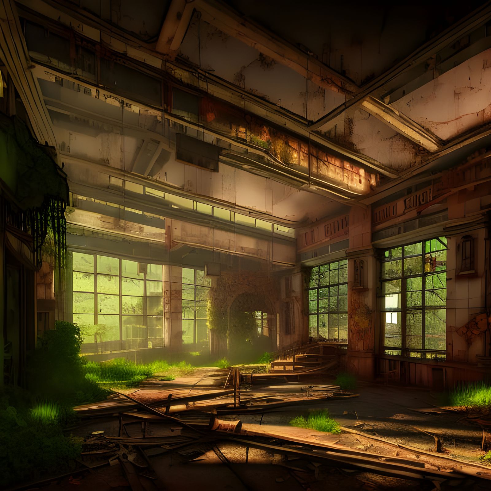 Decrepit x4 - AI Generated Artwork - NightCafe Creator