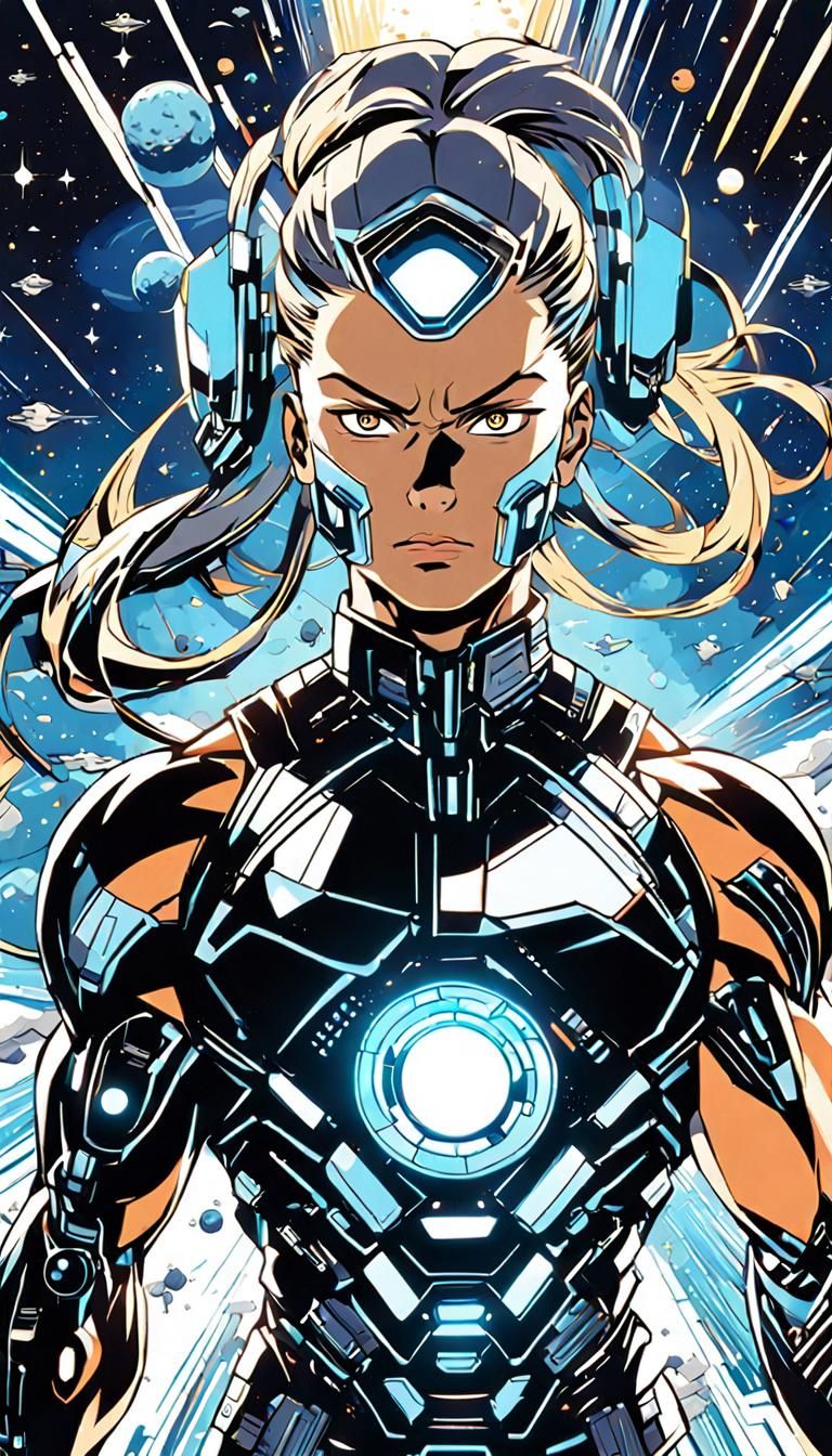 Ultra Detailed Anime Style portrait of Female Bodybuilder Lindsay ...