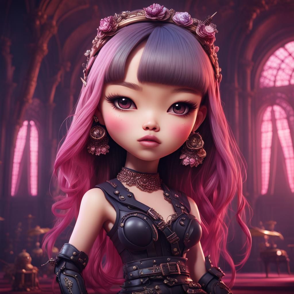 Black+ Pink - AI Generated Artwork - NightCafe Creator