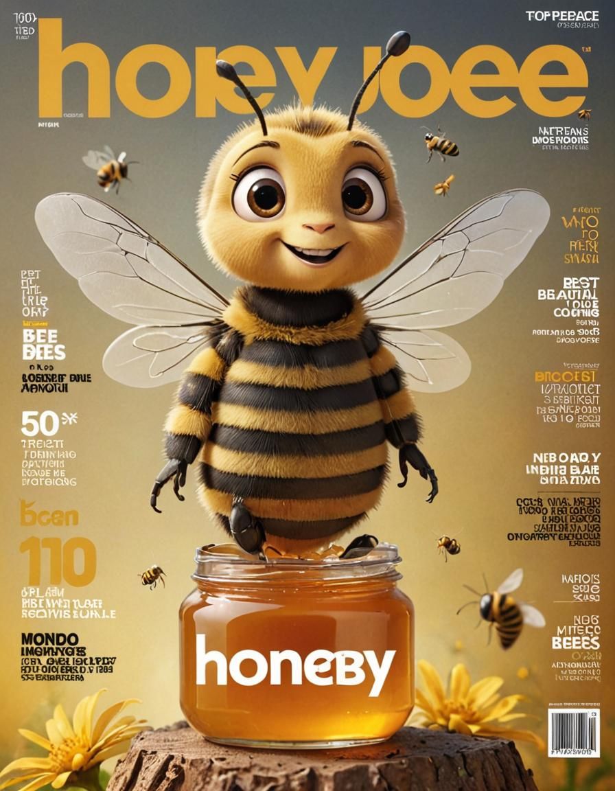 Honey Joe Bee Magazine - AI Generated Artwork - NightCafe Creator