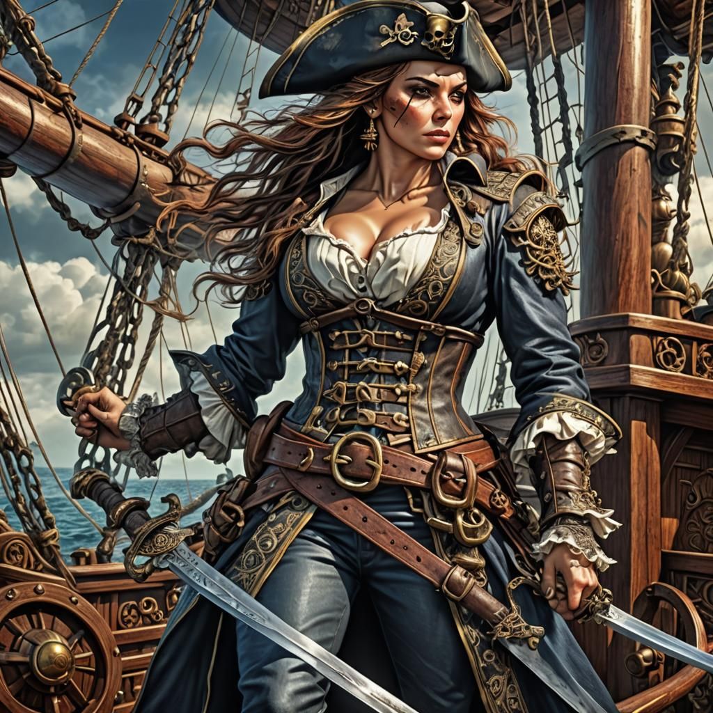 Pirate Boss - AI Generated Artwork - NightCafe Creator