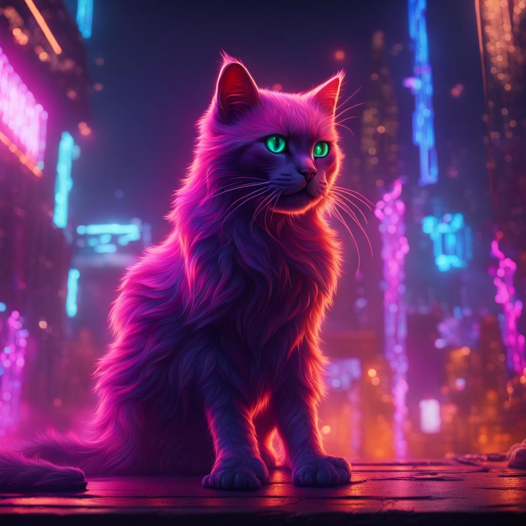 cat in the city - AI Generated Artwork - NightCafe Creator
