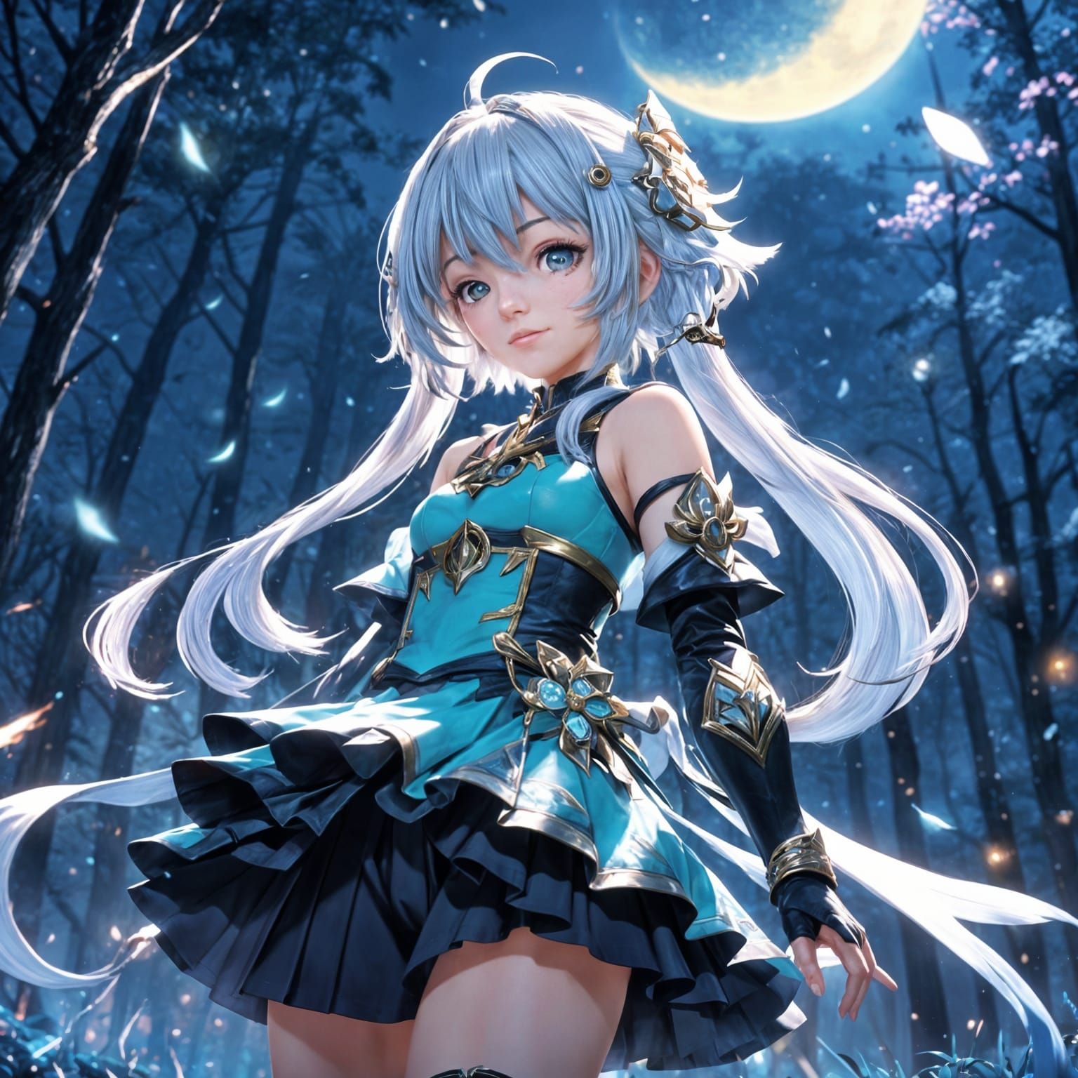 My interpretation of Saylor Moon - Cyberpunk Goddess in a Vi...