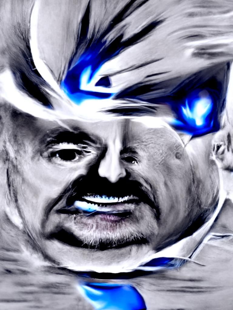 Ultra Instinct Dr. Phil - AI Generated Artwork - NightCafe Creator