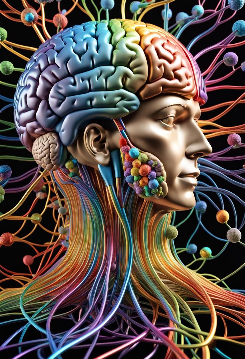 Brain Model - AI Generated Artwork - NightCafe Creator