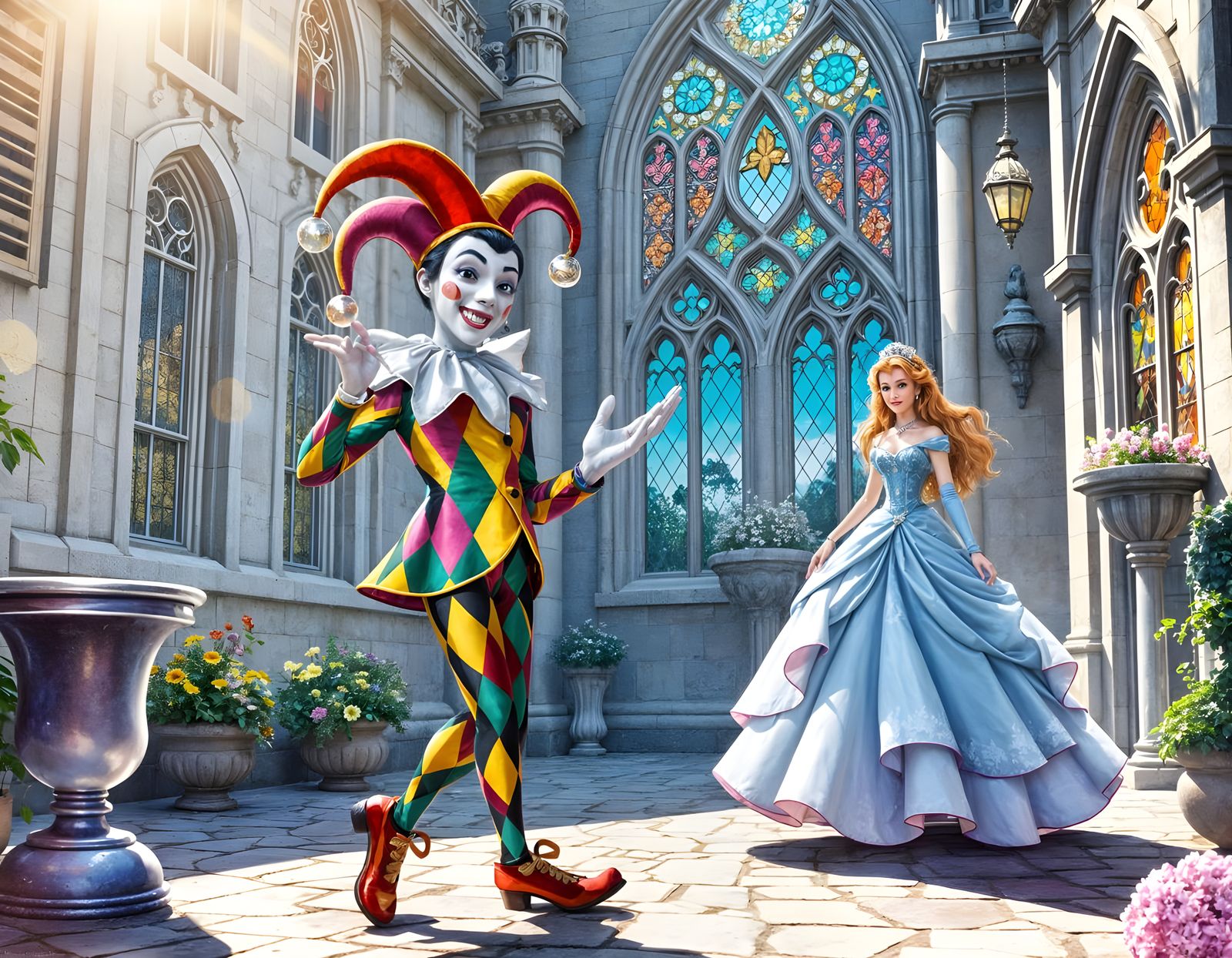 The Jester & The Princess - Whimsical Jester Enchants Prince...