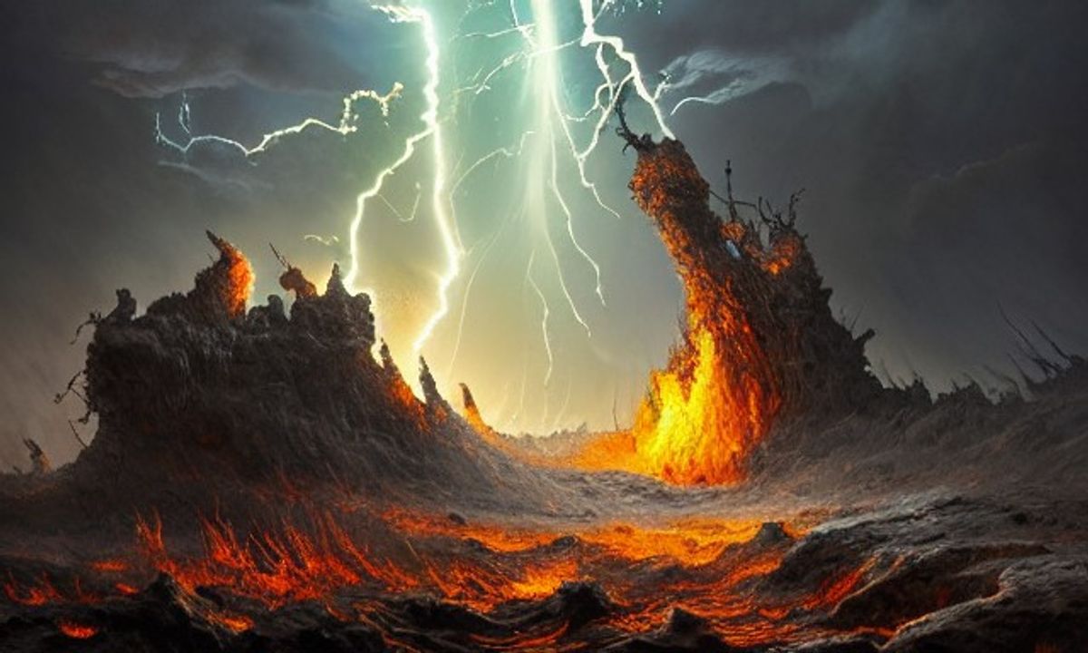 Elemental Plane of Fire - AI Generated Artwork - NightCafe Creator