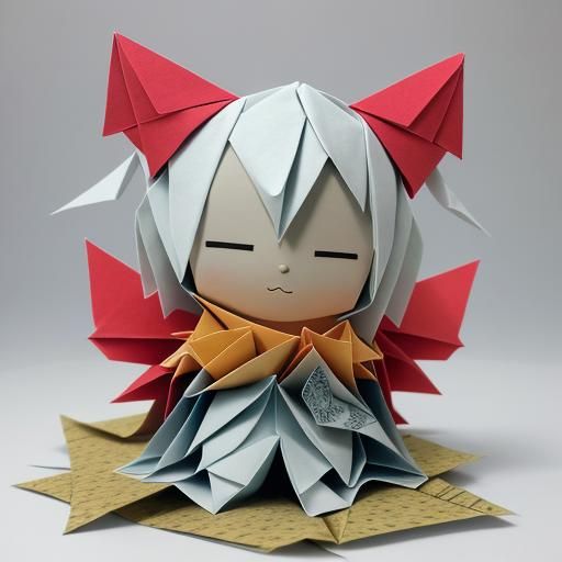 Origami Chibi #3 - AI Generated Artwork - NightCafe Creator