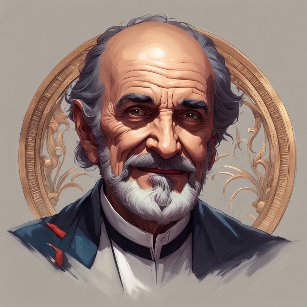 Roger Delgado as the Master with a Machiavellian smile - AI Generated ...