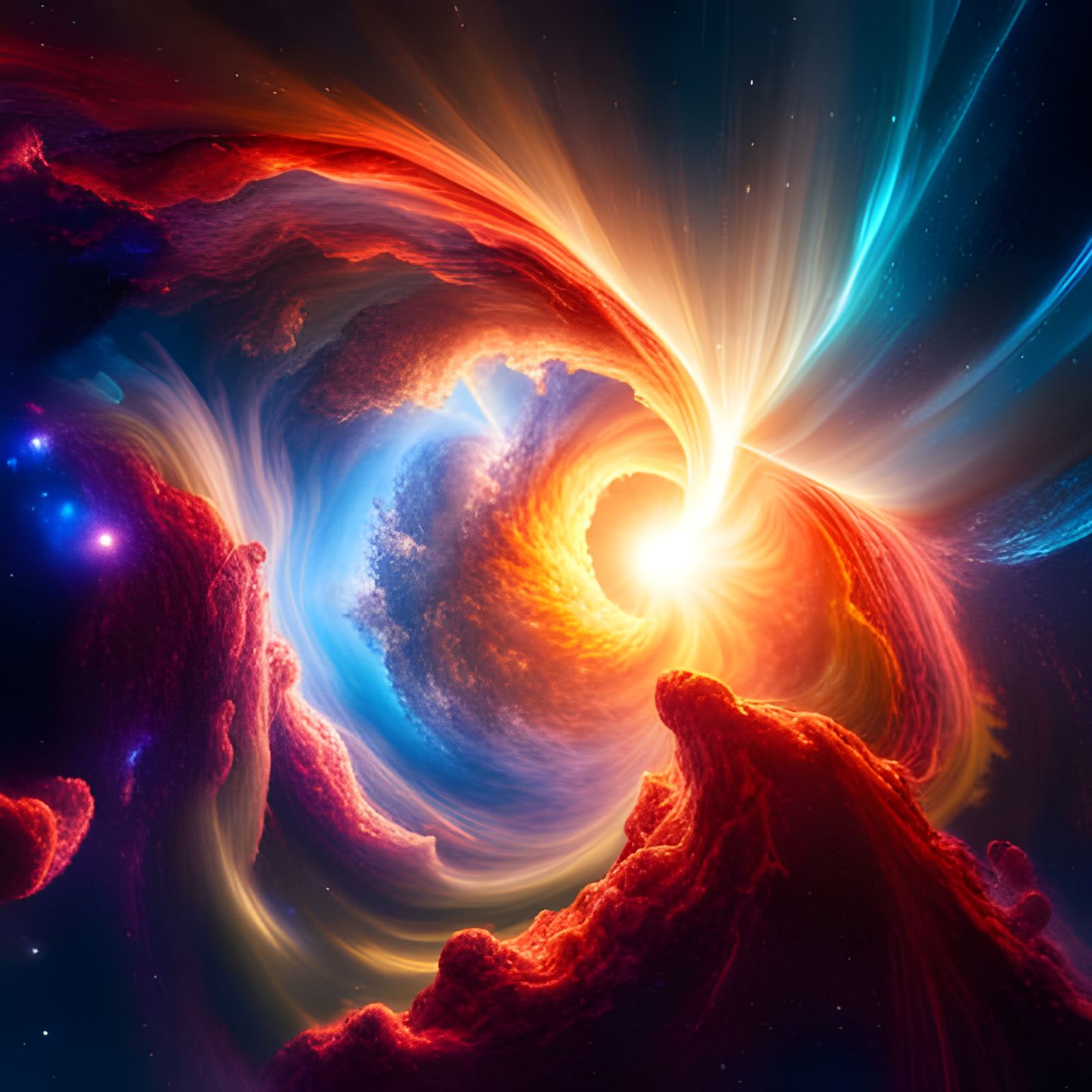 Celestial Carnage - AI Generated Artwork - NightCafe Creator