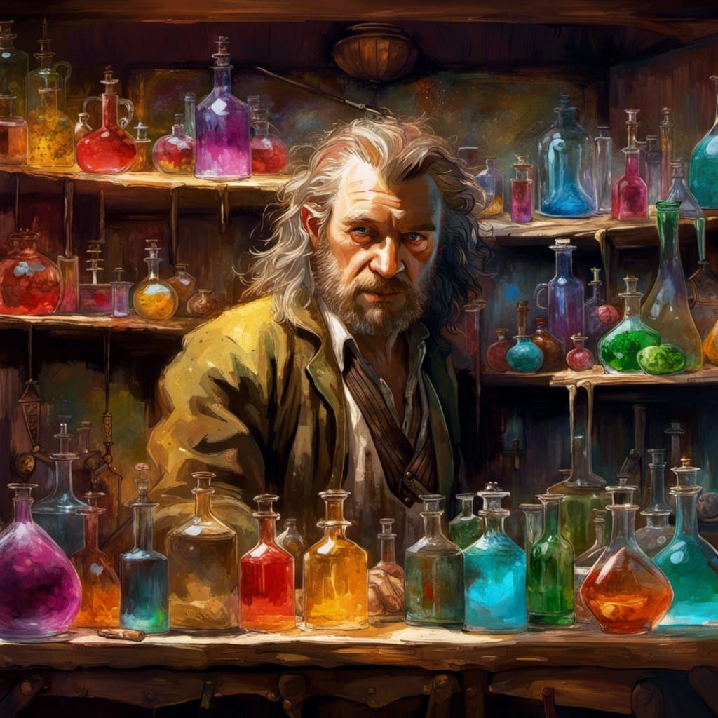 The Potion Master - AI Generated Artwork - NightCafe Creator