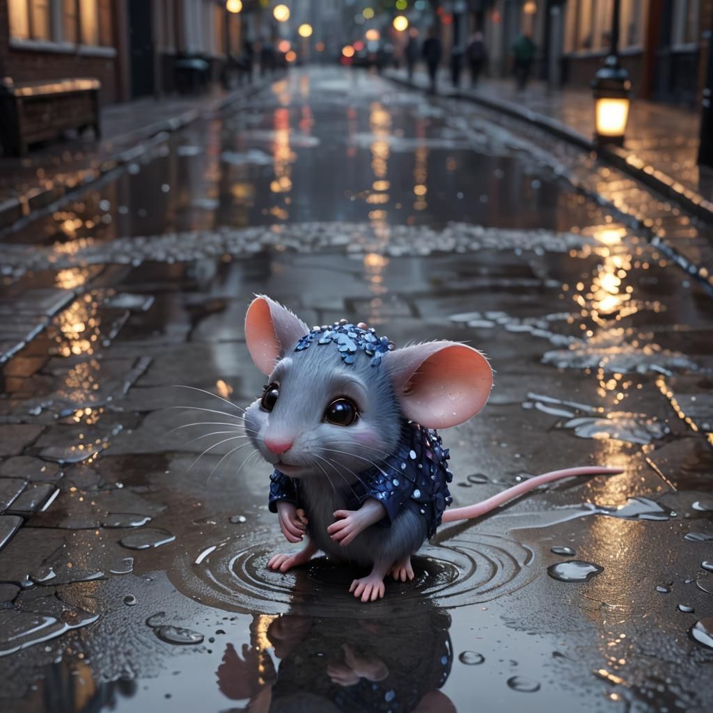 Late night Disco Mouse - AI Generated Artwork - NightCafe Creator