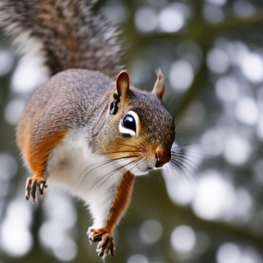 Fly squirrel fly - AI Generated Artwork - NightCafe Creator