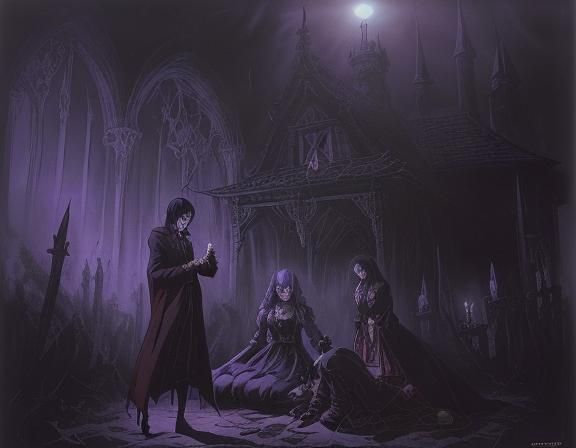Vampire Servants - AI Generated Artwork - NightCafe Creator