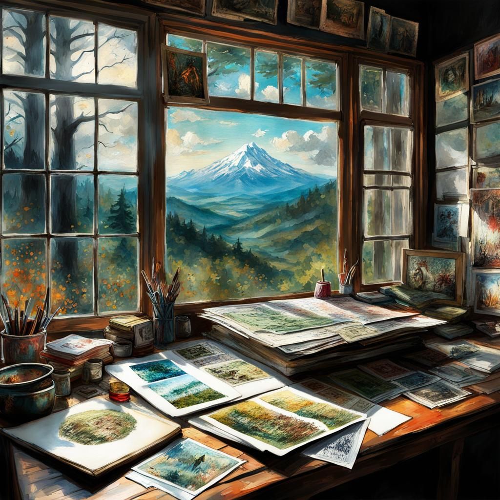 Art Studio - AI Generated Artwork - NightCafe Creator