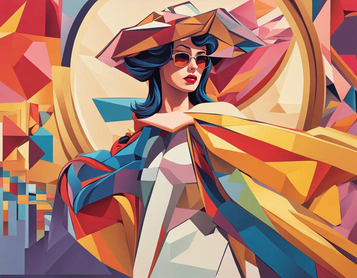 Pop Art - Neo-Cubism - AI Generated Artwork - NightCafe Creator