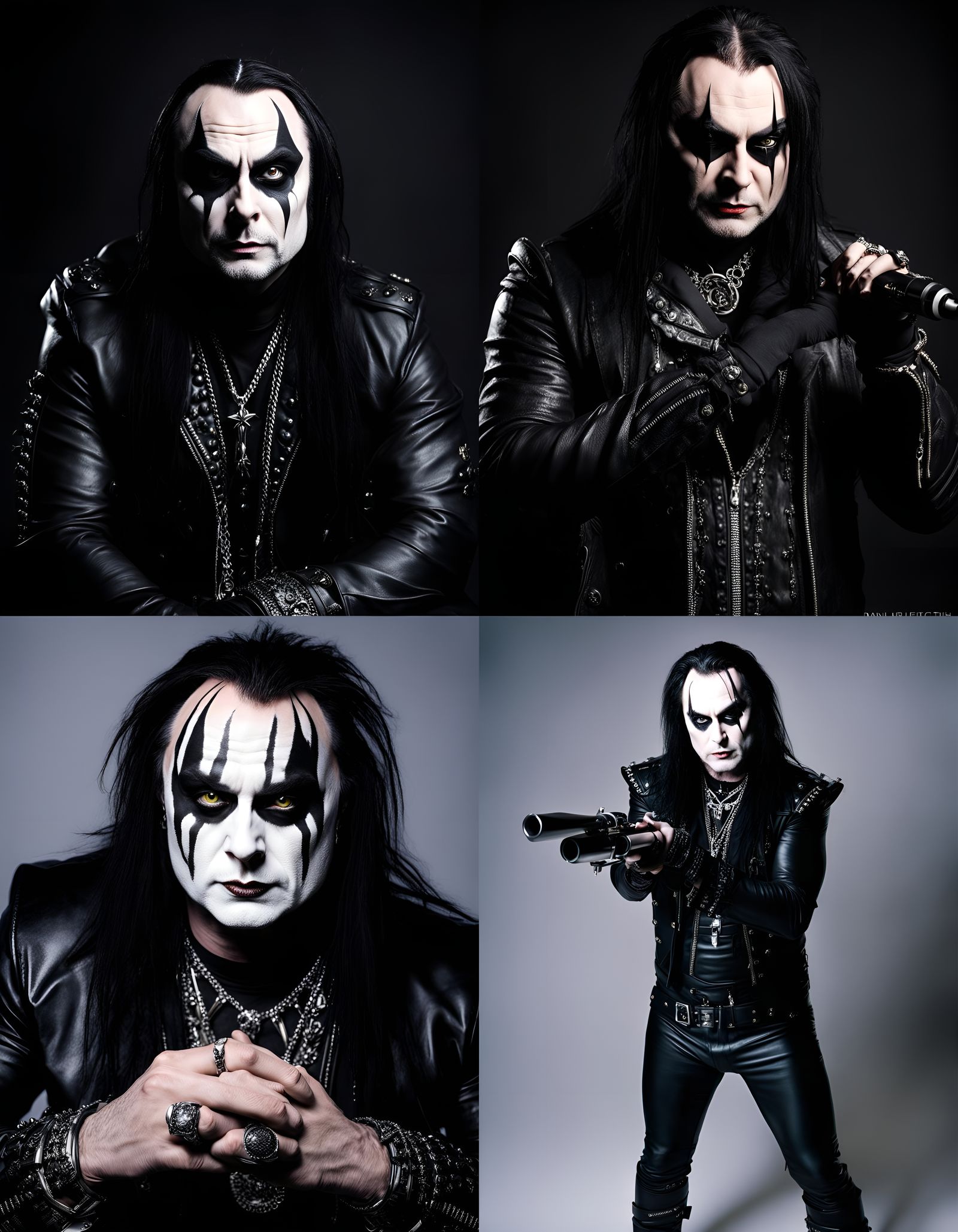 Dani Filth, obscura, 50mm lens, ray tracing, shadow depth, 32k - AI ...