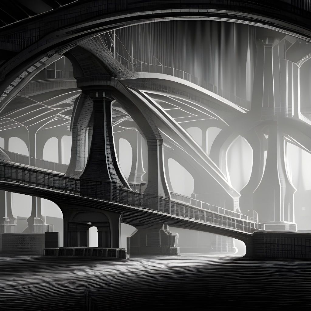 City bridge - AI Generated Artwork - NightCafe Creator